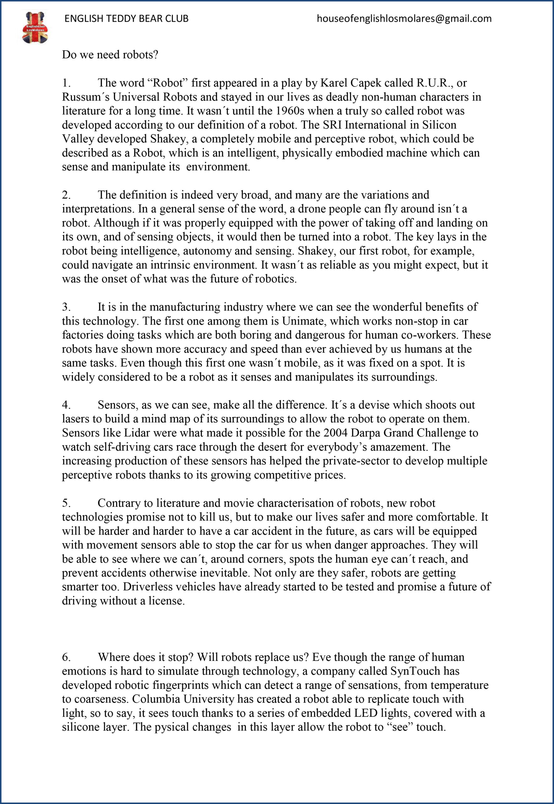 Ejercicios de reading para el Aptis General ⊛ 100% Efectivos